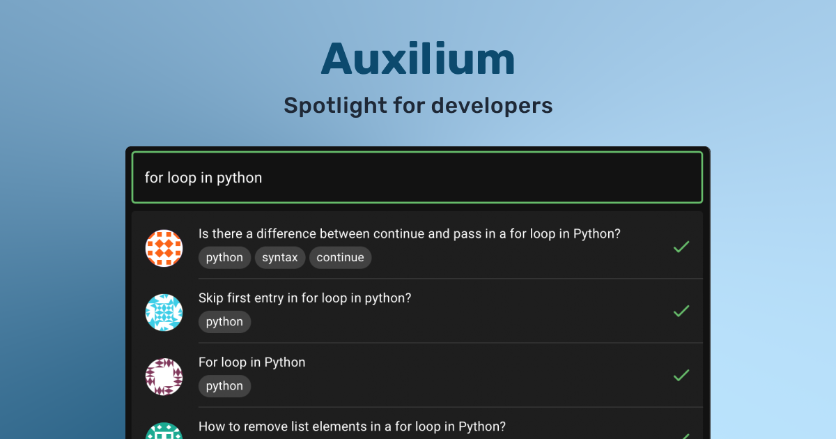 Auxilium — Made with Tauri